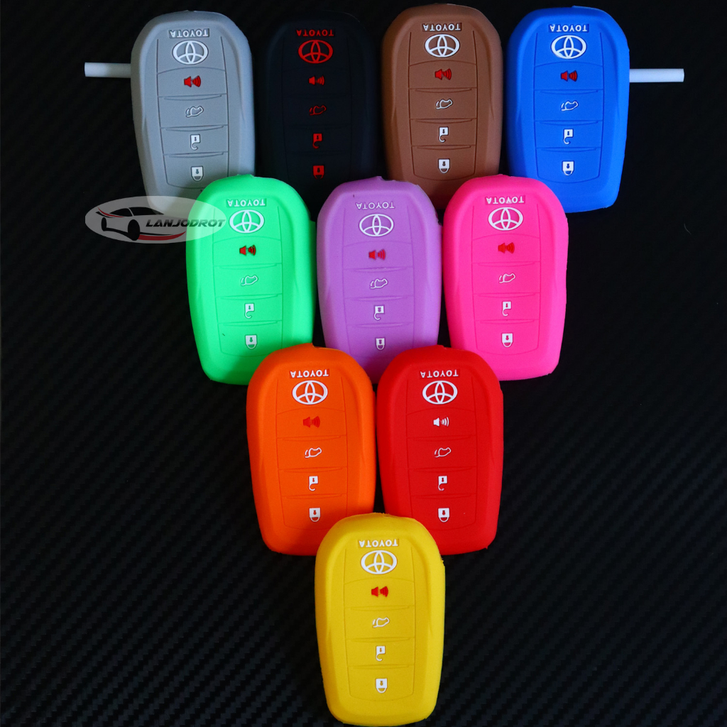 Silicone KEY Case SMART 4 Buttons For All New Toyota Fortuner 2015 2016 ...