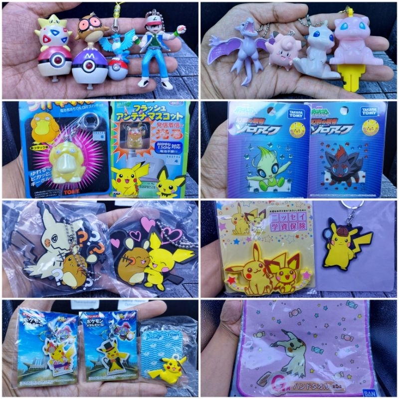 Pokemon figure model gachapon Gashapon Keychain | Shopee Philippines