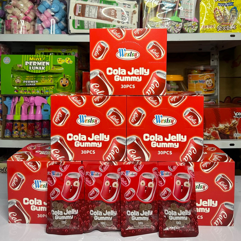 Coca Cola Gummy Jelly 1 Box 30 Packet | Shopee Philippines