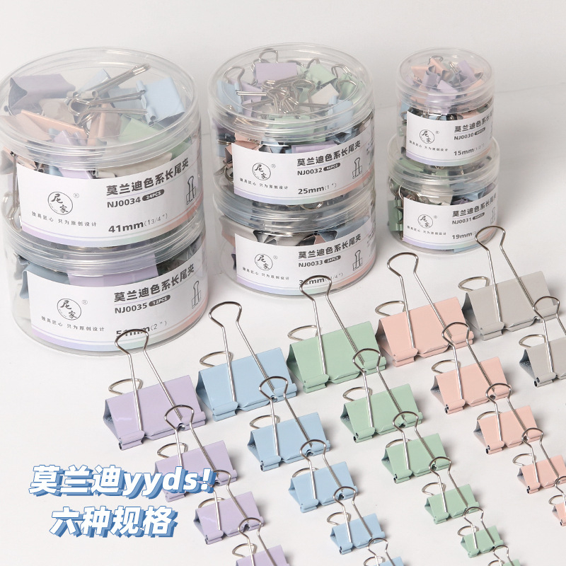 Paper clip Color There Are Very Many Sizes Document Pastel Binder clip ...