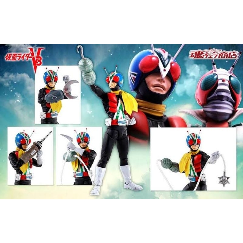 NEW Riderman V4 Kamen Masked Rider Man 3 4 Shinkocchou Seihou ver. 2.0 ...