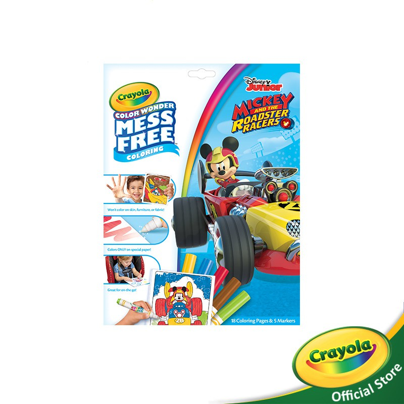 Crayola Color Wonder Mess Free Mickey and the Roadster racers Mouse ...
