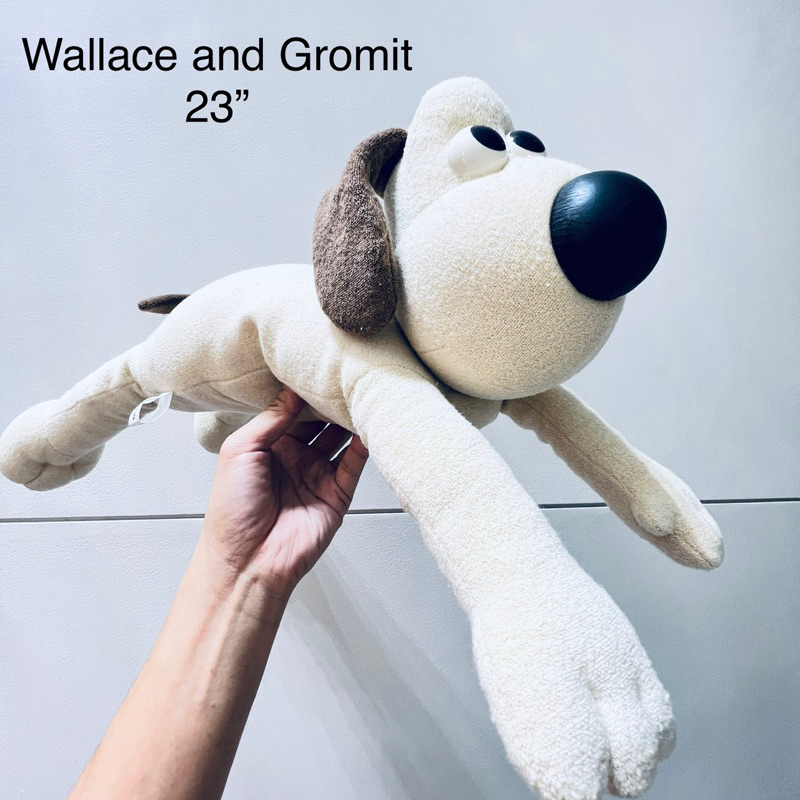 Dog Doll Size 23 ”Wallace and Gromit 1989 Is Rarest. Nose Marks As ...