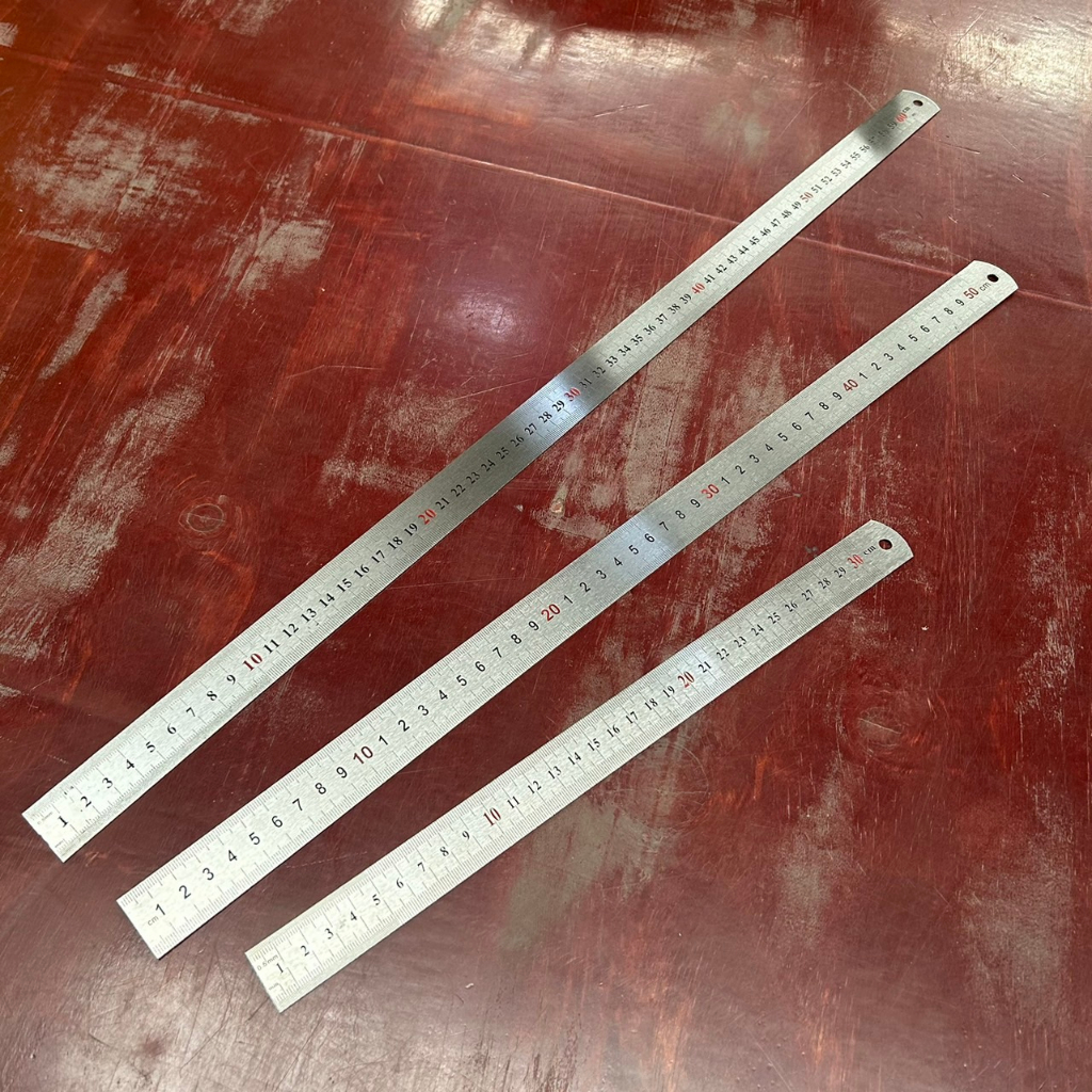 Stainless Steel Ruler Feet Writing In Length 30 50 60 CM. Product Item ...