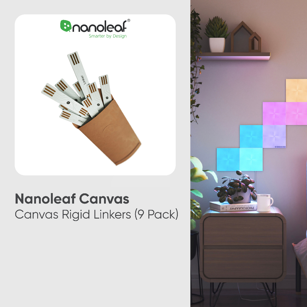 Nanoleaf (Hard Connector) Canvas (Rigid Linkers 9 pcs) |NC04-0020 ...