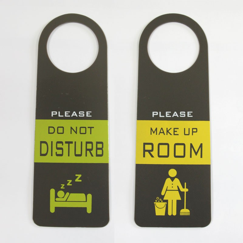 Hanging Sign For Hotel Rooms DO NOT DISTURB/MAKE UP THE ROOM Cleaning ...