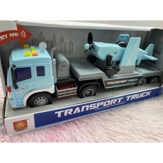 Airplane Car Aircraft Carrier Truck Transporter Trailer Big Vehicle ...