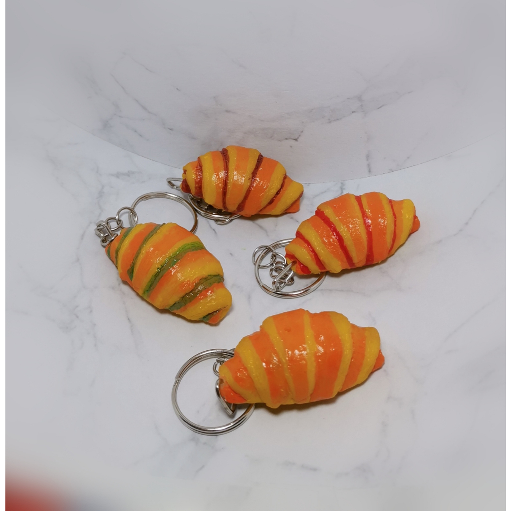 Croissant Keychain Bread Handmade (1pc) | Shopee Philippines