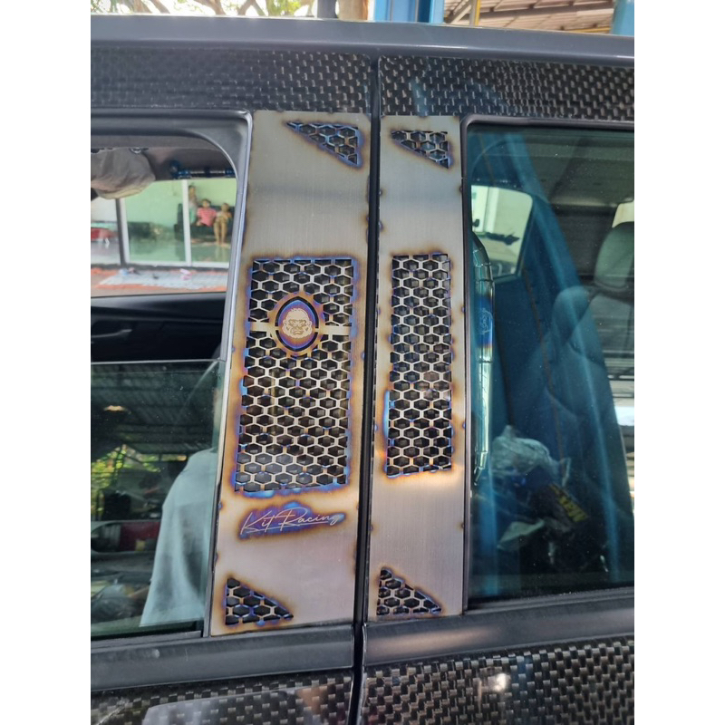 Tai Tei Door Pillar Plate Stainless Steel Brin Fire KitRacing D-max ...