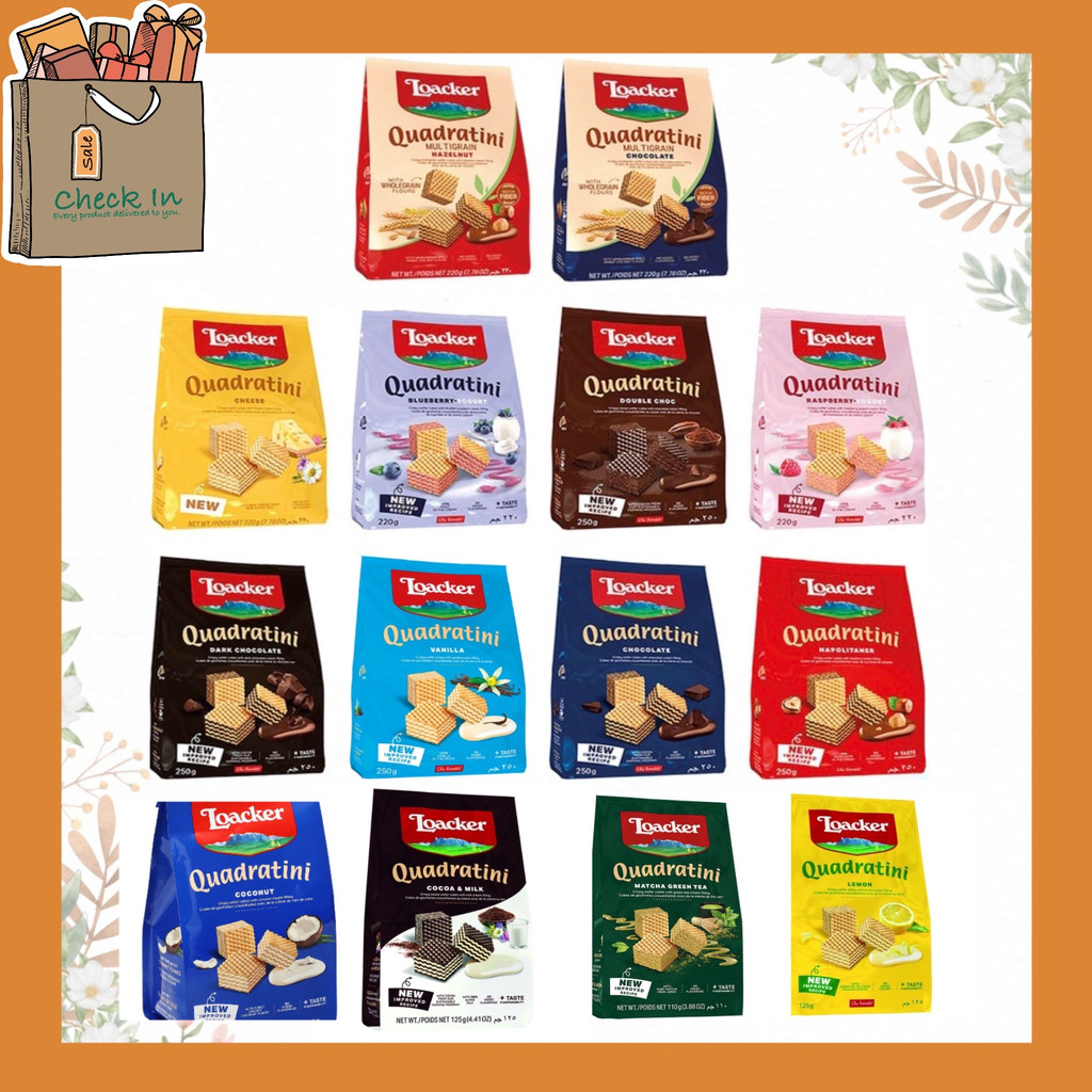 Loacker Wafers Come In 14 Flavors Hazelnut Chocolate Green Tea Vanilla ...