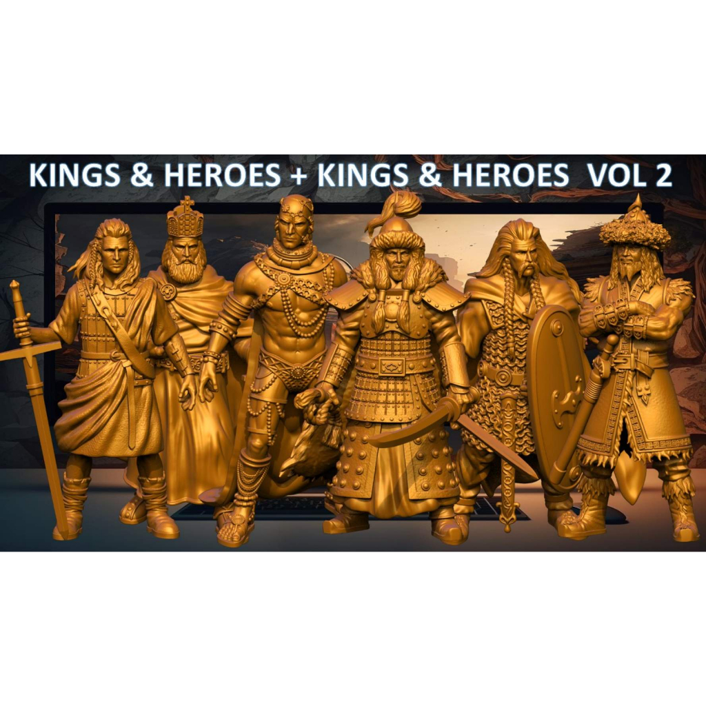 Kings and Heroes Miniature Can Ship In 1-3days | for D&D 5e Pathfinder ...