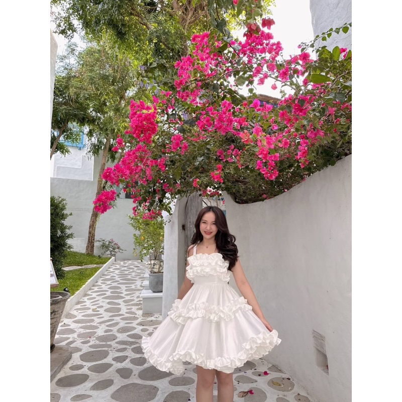 I15 Rainbow Short Dress With Full Body Smock Back + Zip. | Shopee ...