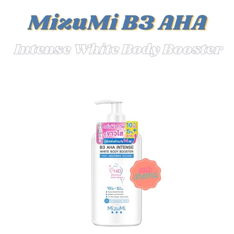 MizuMi B3 AHA Intense White Body Booster 250 g Serum | Shopee Philippines
