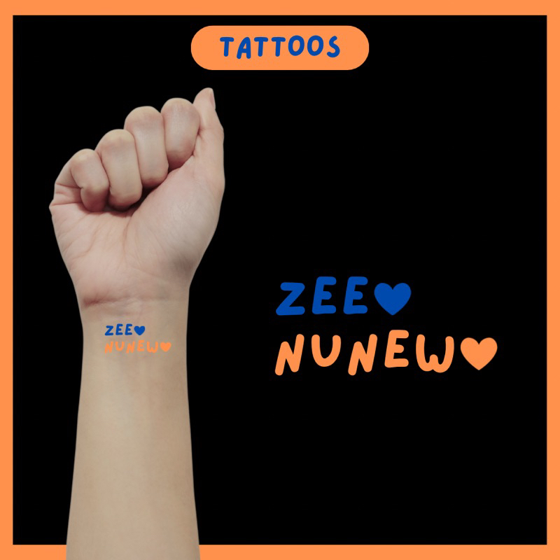 Zee & Nunew tattoos (Tattoo Tin New) | Shopee Philippines