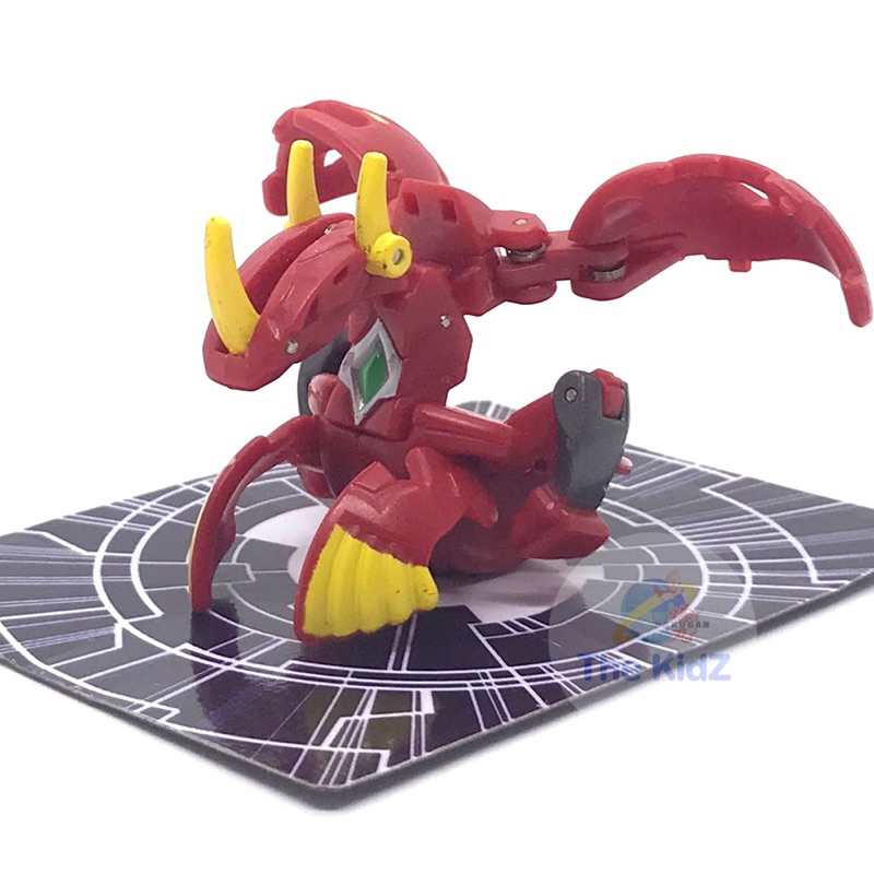 Bakugan Red Pyrus Commandix Fusion Dragonoid (No Jump Version) | Shopee ...