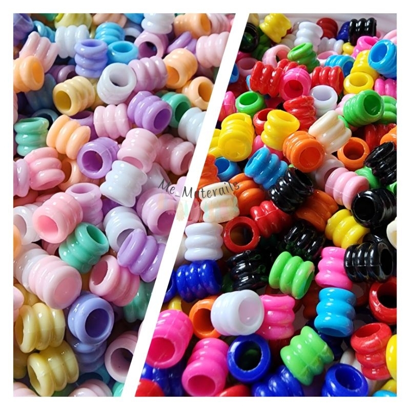 Worm Beads Use For Decoration Mask Strap Mixed Pastel Colors Pack Of ...