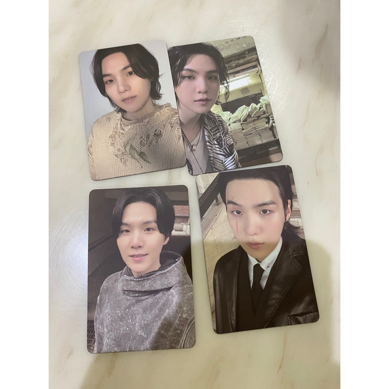 suga yoongi Card From The Album d day Yuki 4 Cards | Shopee Philippines
