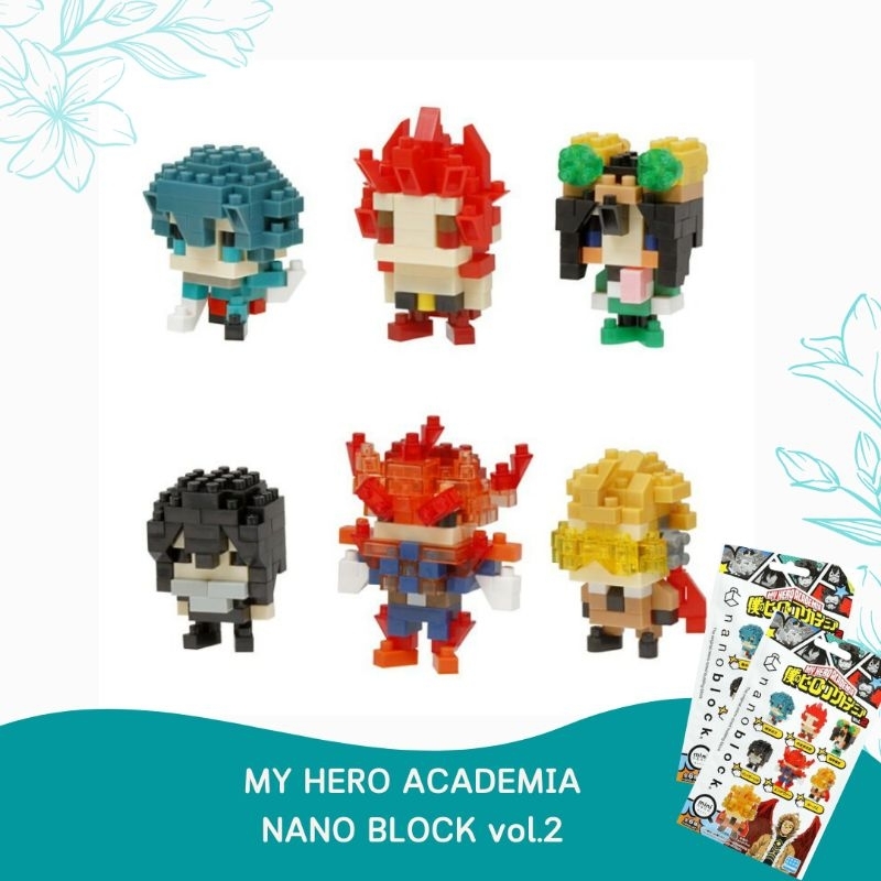 My hero academia Nanoblock Mini Building Blocks Kirishima Uraraka ...
