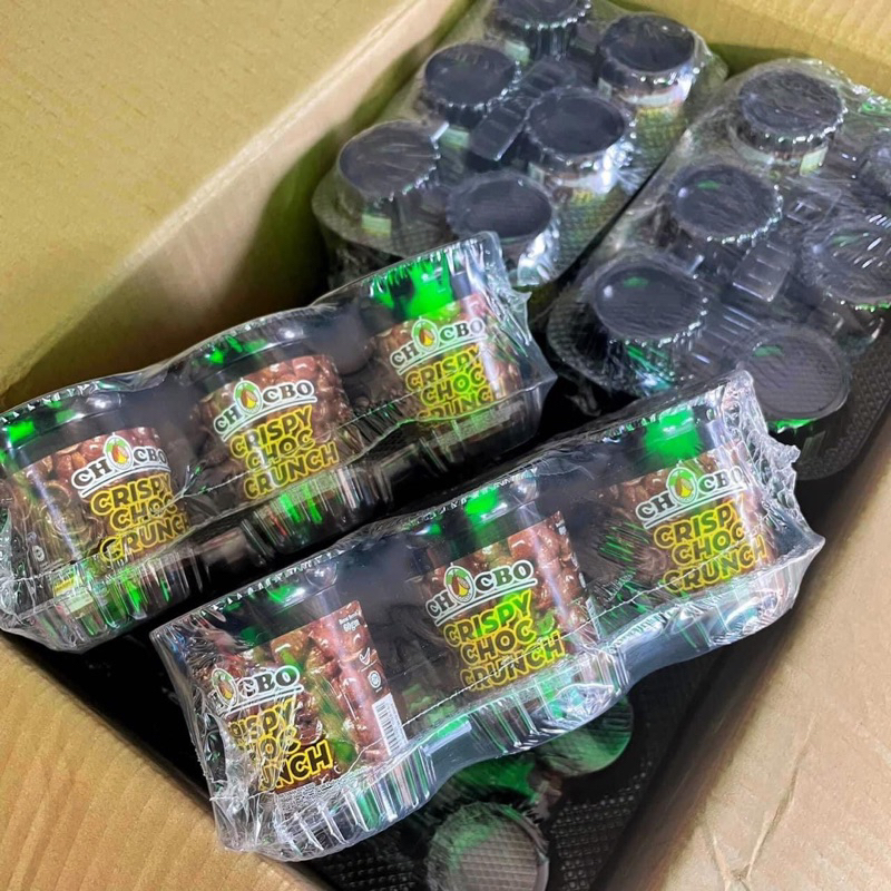 (Carton) Mini Choc Crunch Chocolate Carton Of 12 Packs 6 Cups Pack ...