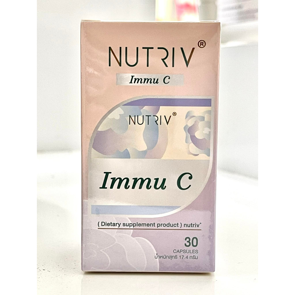 NUTRIV ImmU C Contains 30 Capsules ++ Vitamin Helps Keep The Body Not ...