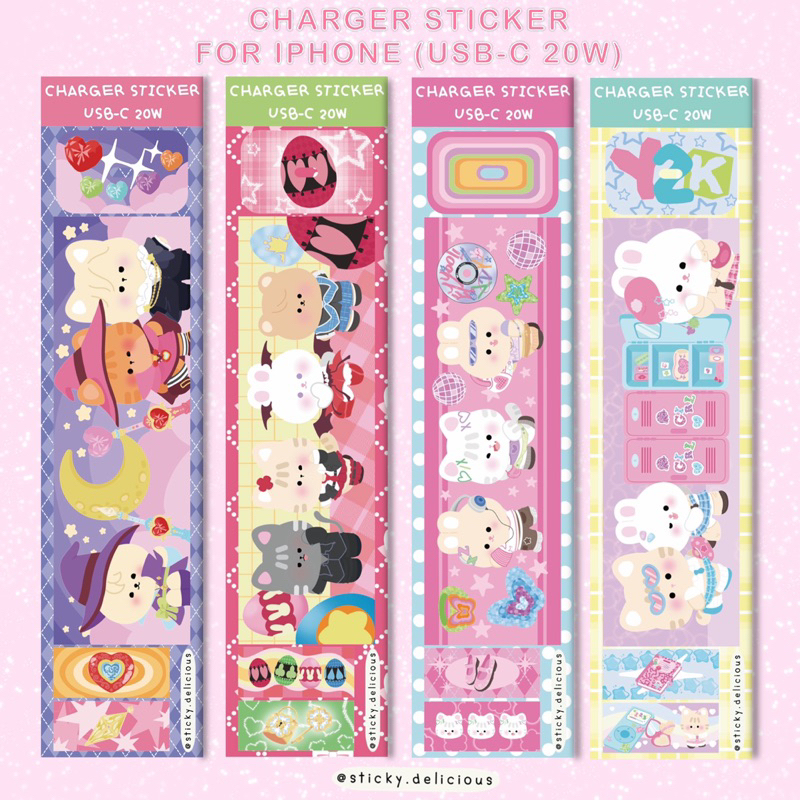 Charger Sticker For iphone ipad Type-C | Shopee Philippines