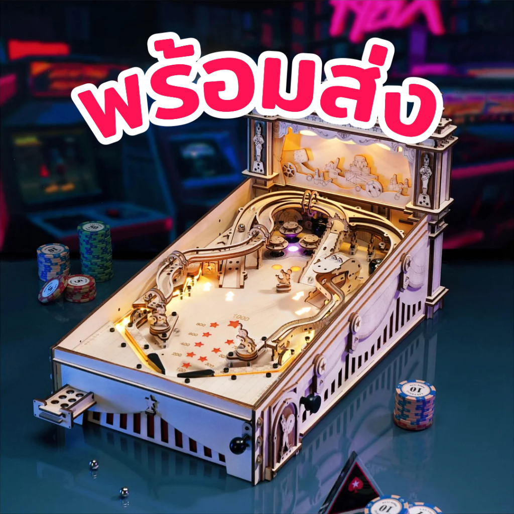 EN.ver 3D Pinball Machine Player Self Assembly Can Actually Play Have ...