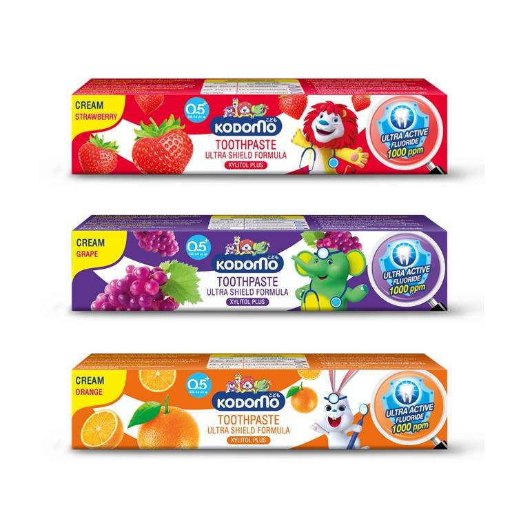 Children's Toothpaste KODOMO Cream Type Ultra Shield Formula 40g. 1 ...