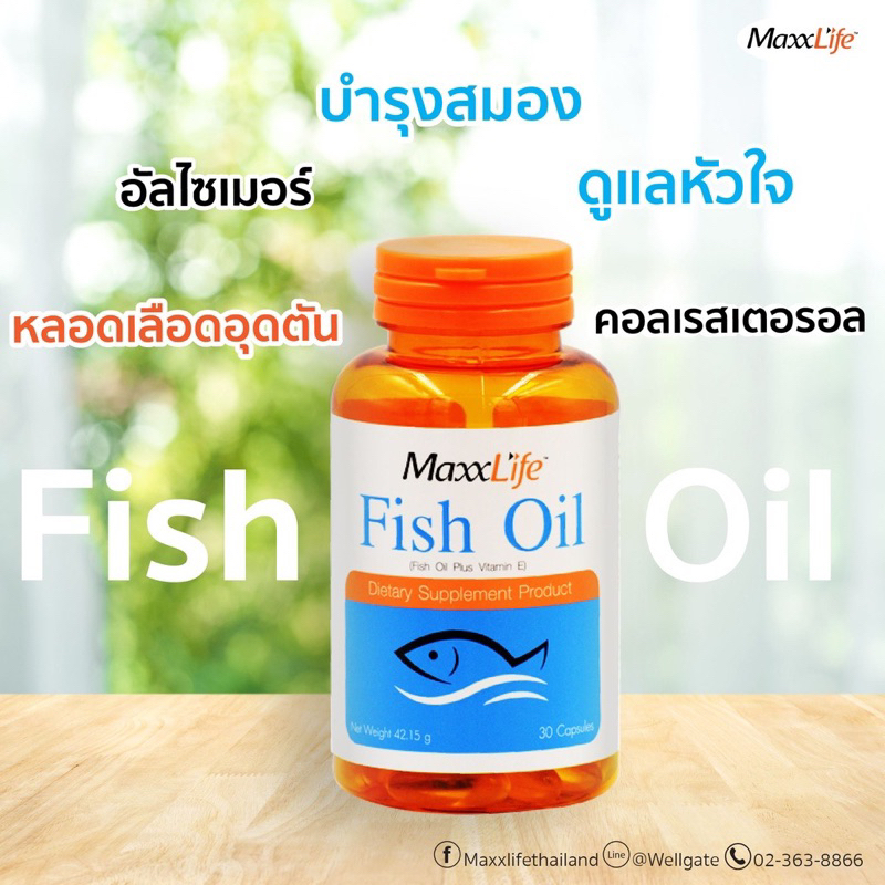 Maxxlife Fish Oil (Dietary Supplement) Memory (1 Bottle/30 Capsules ...