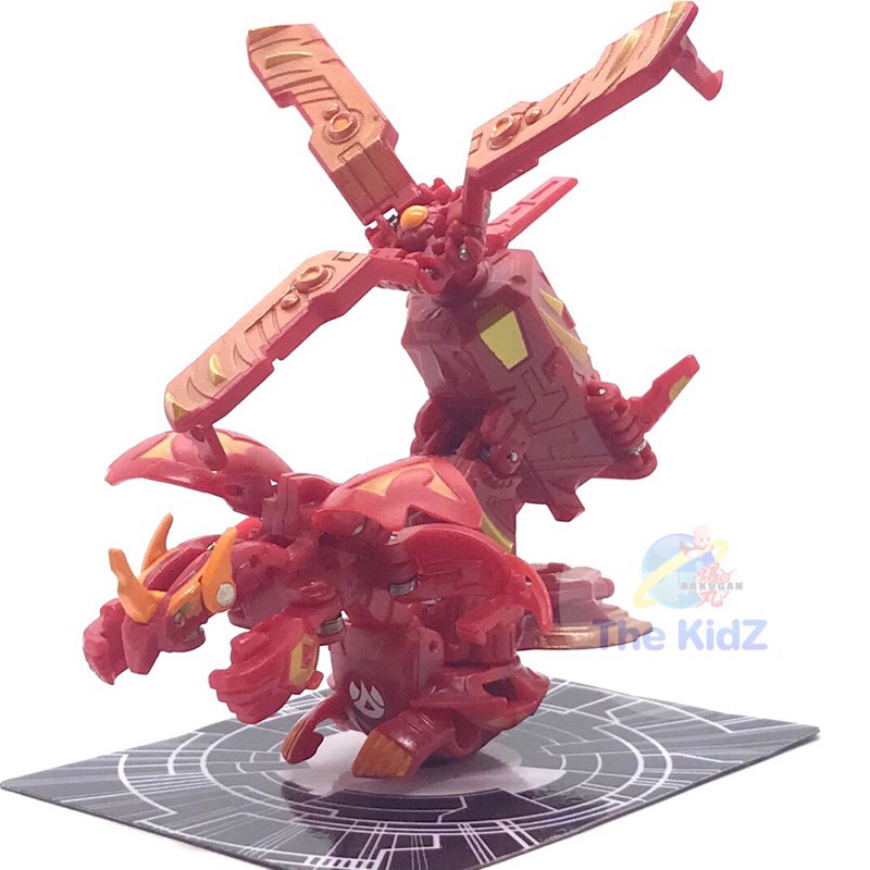 Bakugan Red Pyrus Blitz Dragonoid + Terrix Gear rare!! | Shopee Philippines