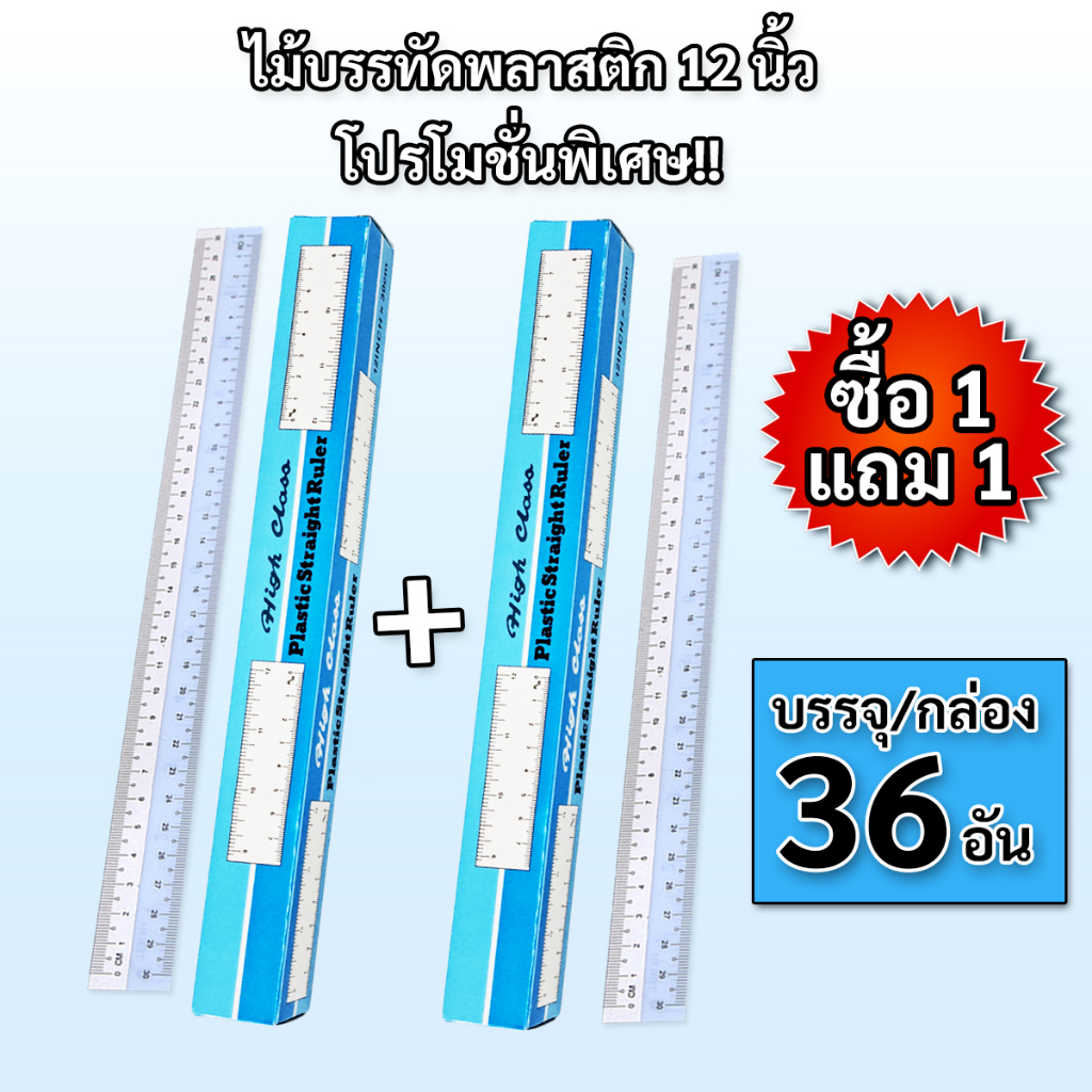 Plastic Ruler 12 Inch (30cm) | Shopee Philippines