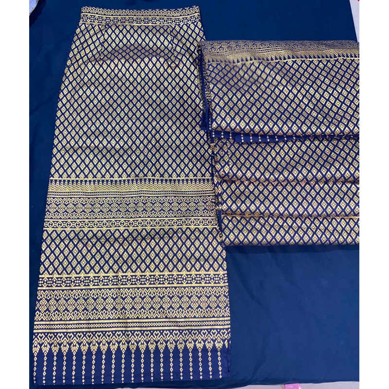 Gold Printed Skinny Sarong High-Class Pattern Pikul | Shopee Philippines