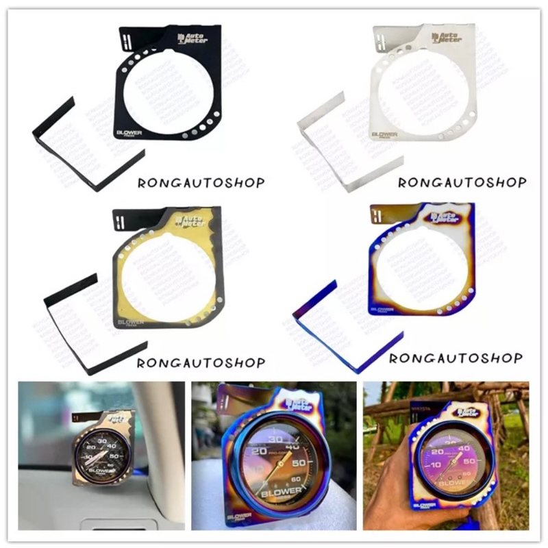 Boost Probe Autometer F Pattern Turbo Gauge Bracket Gage Stand ...