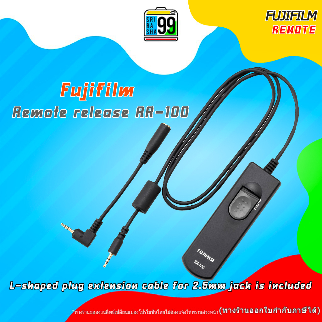Shutter Remote Fujifilm Remote Release RR-100 - For X Series Mirrorless ...
