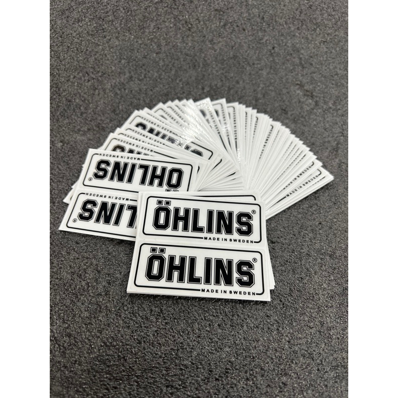 OHLINS Shock Absorber Sticker Olin Per 1 Sheet Can Be Attached 1 Pair ...