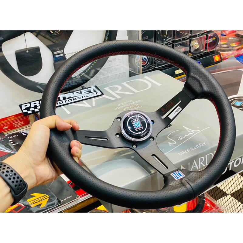 NARDI Steering Wheel High Grade Red Thread Super Signature LIMITED ...