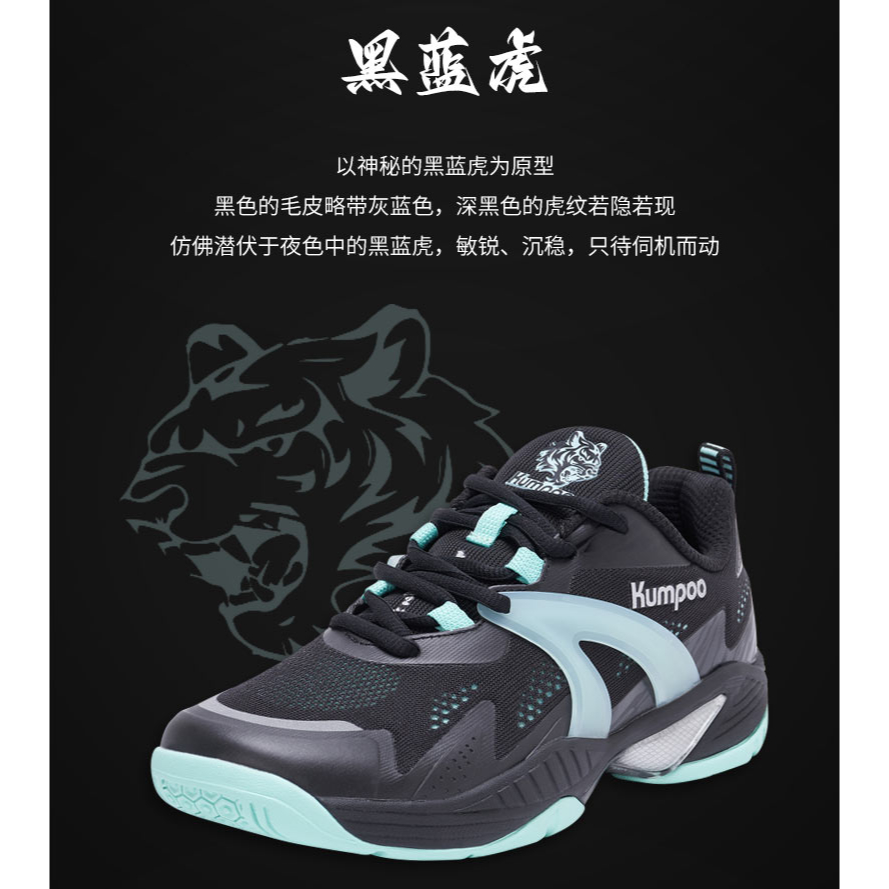 Kumpoo Badminton Shoes KH-F68 Black (KH-F68B) | Shopee Philippines
