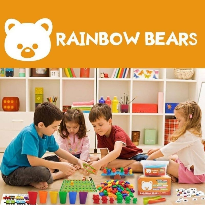 rainbow sorting bear Developmental Toys | Shopee Philippines