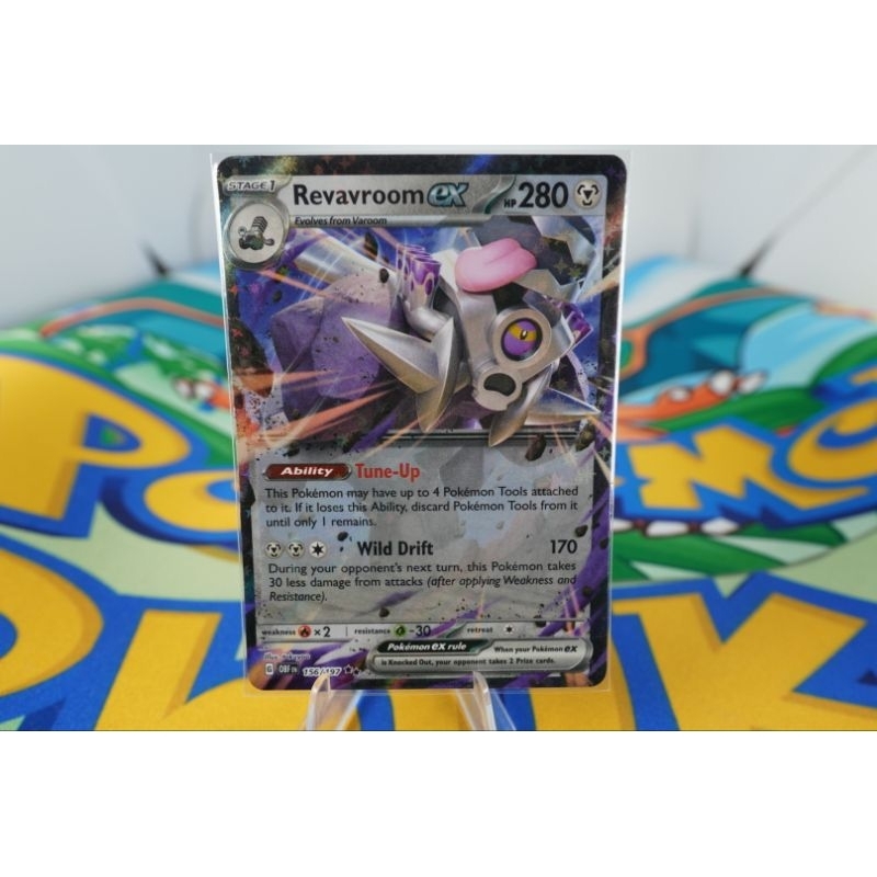Pokemon Card "Revavroom EX 156/197" ENG Obsidian Flames | Shopee ...