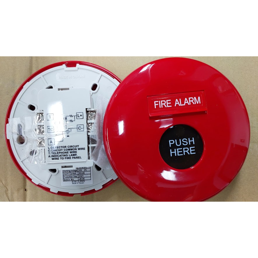 Fire Alarm Manual Call Point 24V Embedded (Ceiling) Model YFM-01 Brand ...