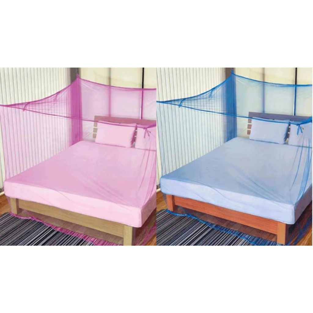 Mosquito Net 4 Ears Size 6 8 9 Feet Plain Color Roof Thick Fabric Wide ...