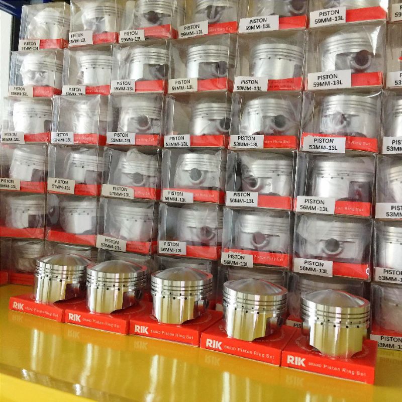 Piston Convex Head High Ring Engraved 13 Mm Ball 53 54 56 57 58 59 60 ...