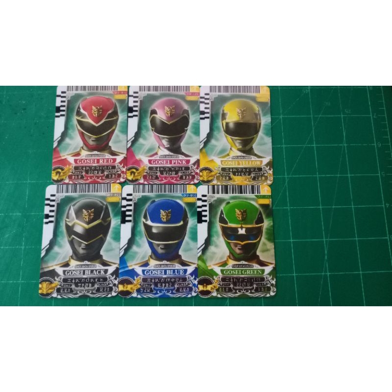 Gosei Card Tensou Sentai Goseiger(Change Card) | Shopee Philippines