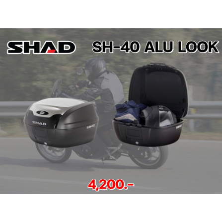Motorcycle Topcase SHAD SH40 ALU LOOK Fast Delivery!!! | Shopee Philippines