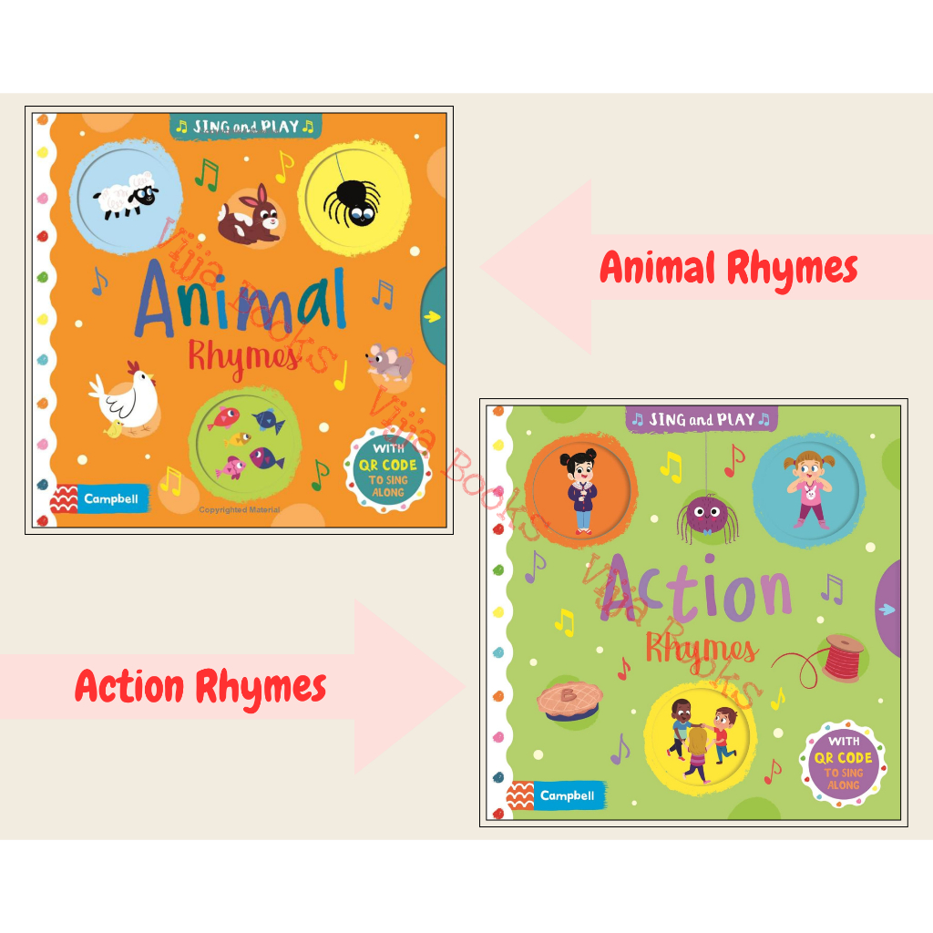 Sing and Play : Animal Rhymes Action Children book English Board [X ...