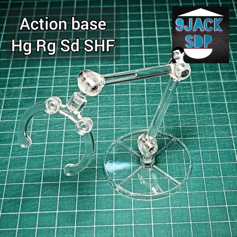 Action base gundam Hg Hguc Rg SD SHF Figure Stand Model | Shopee ...