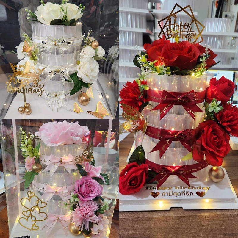 3-Layer Banknote Cake Can Hold 60 Banknotes Delivered Every Day. (Cake ...