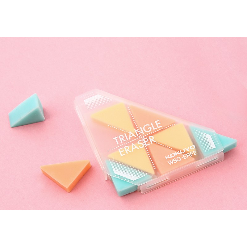 Small Triangle Pastel Eraser KOKUYO Brand By Dinophile. | Shopee ...