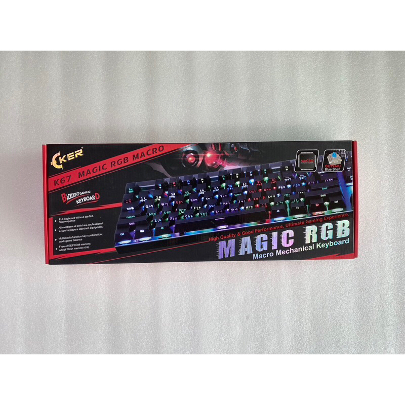 OKER K67 RGB Mechanical Keyboard | Shopee Philippines