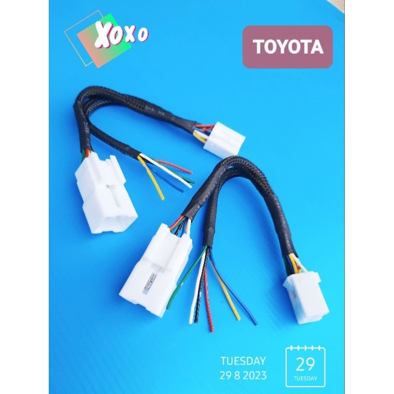 Y-Socket Cable Plug For Toyota Fortuner Legender Yaris 2016-2022 (2 ...