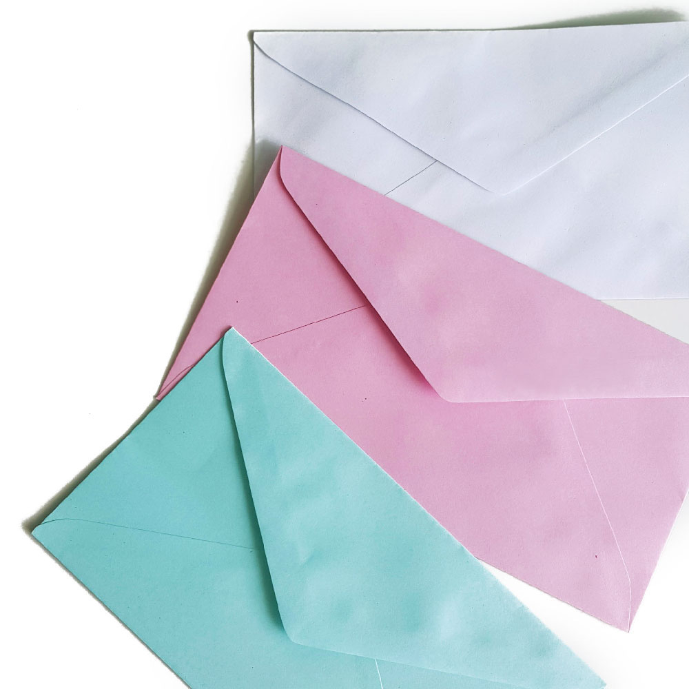 Money Envelopes Pink White And Blue Available In Many Sizes. | Shopee ...